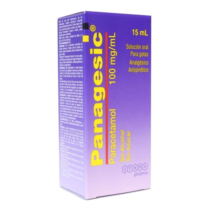 Panagesic 100 mg gotas x 15 mL