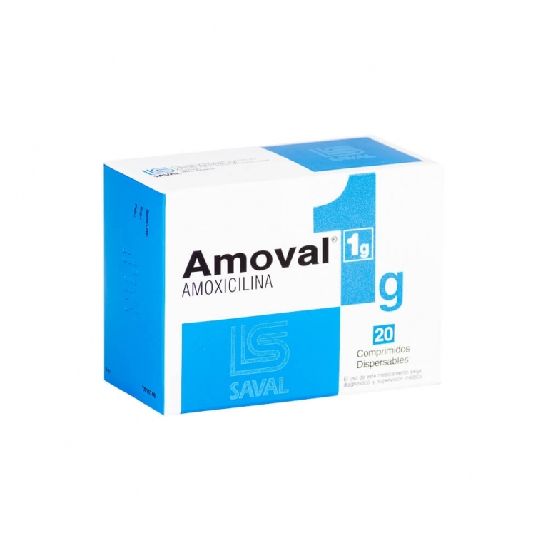 Amoval 1 g x 20 comprimidos