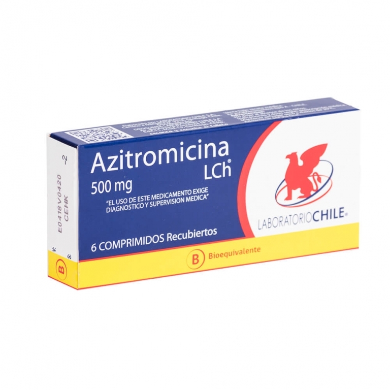 Azitromicina 500 mg x 6 Comprimidos Recubiertos