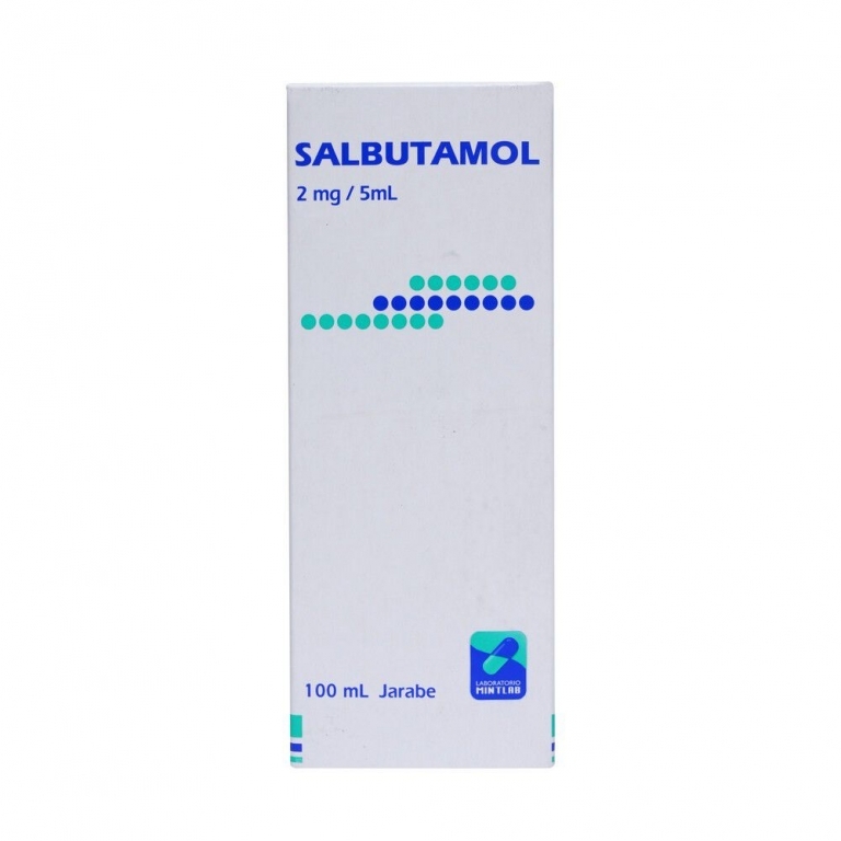 Salbutamol jarabe 2 mg/5 mL x 100 mL