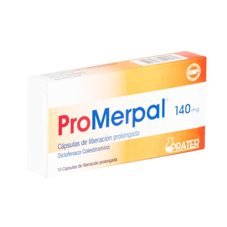 ProMerpal 140 mg 10 cápsulas
