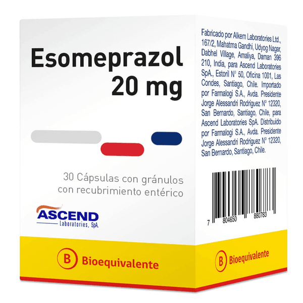 ESOMEPRAZOL CAP 20 MG X 30